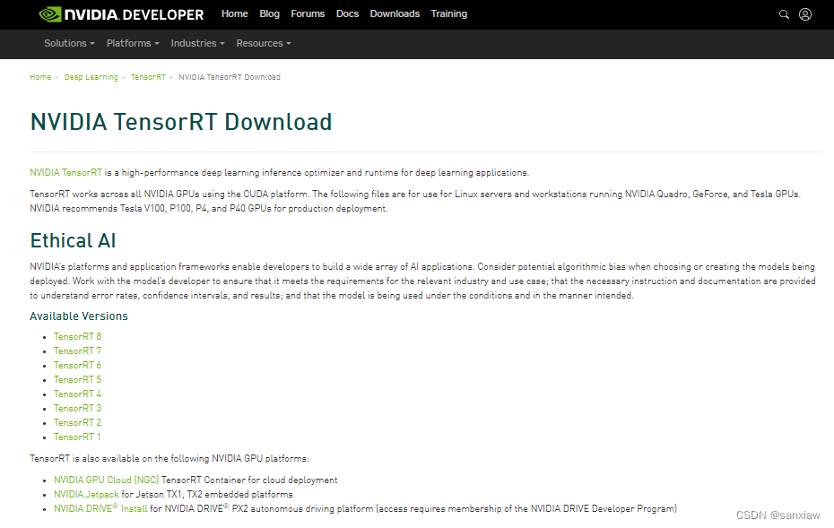 【TensorRT】TensorRT was linked against cudnn 8.6.0 but loaded cudnn 8.3.2-CSDN博客