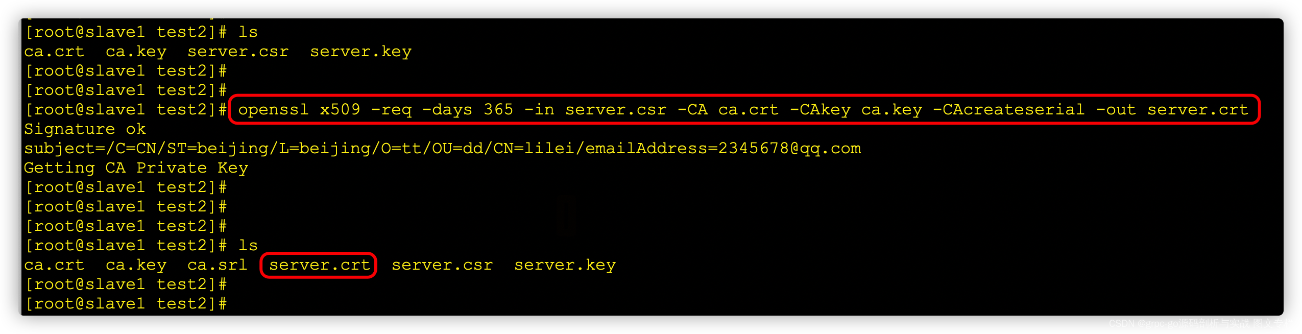 Grpc、、oauth2等认证专栏实战2openssl Server证书、client证书制作 Csdn博客 