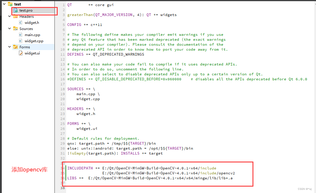 【免配置】Qt的mingw使用编译opencv库_qt mingw使用 opencv库-CSDN博客