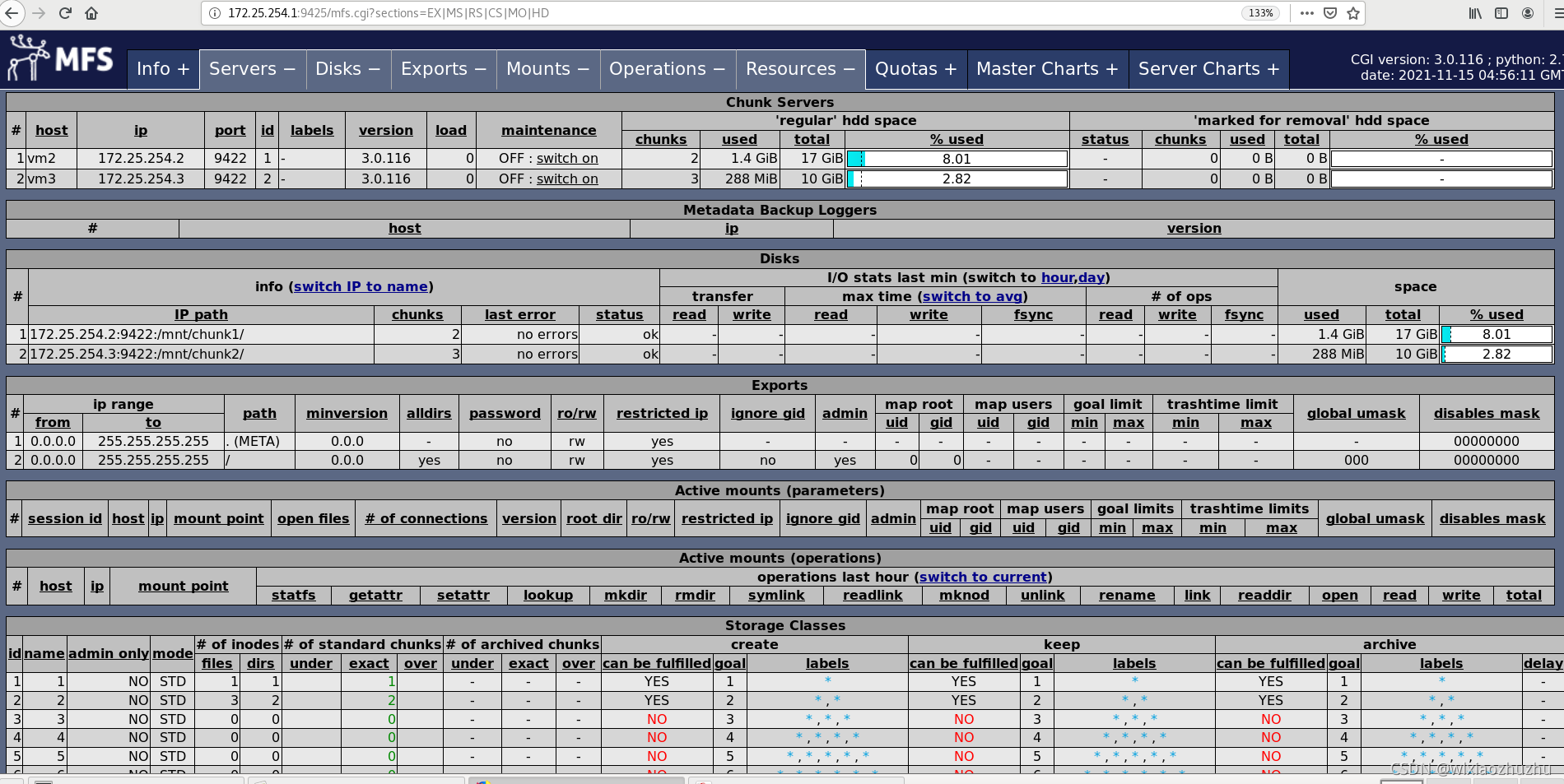 分布式文件系统MooseFS(一)-----MFS简介+部署+应用_mfs部署使用-CSDN博客