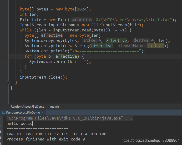 JAVA使用字节流读取数据一定注意精确读取_java byte[] a=new byte[1024]; read(a)-CSDN博客