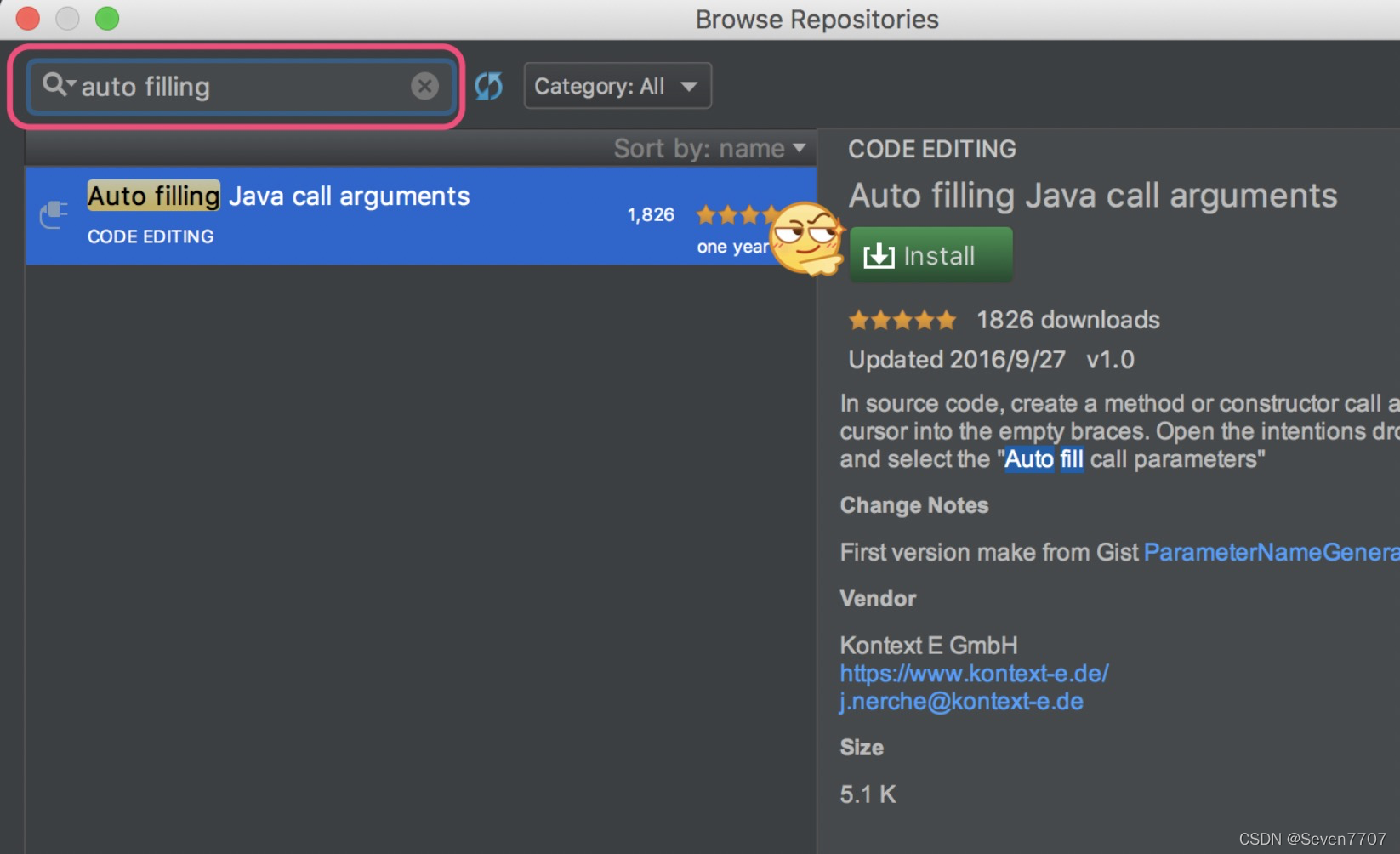 IDEA 调用函数自动填充所有参数插件安装和使用简介_idea 插件aixcode 附加参数-CSDN博客