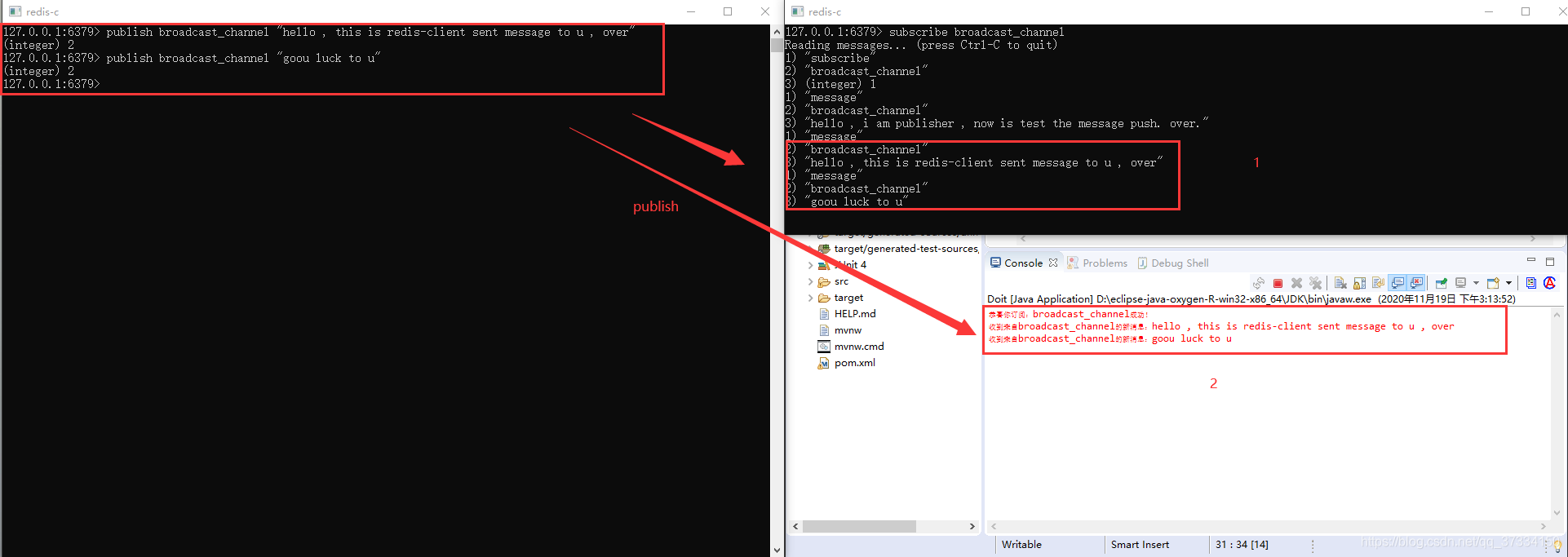 Redis（十）订阅和发布（sub/pub）以及Java实现代码_redis pub sub java-CSDN博客
