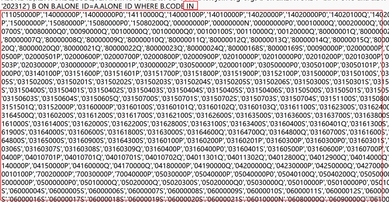 ORACLE IN条件数量超过1000 ORA-01795_oracle 01795-CSDN博客