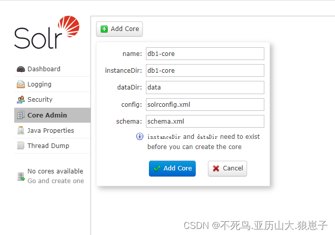 Solr（4）：Solr索引库说明及创建_solr创建索引-CSDN博客