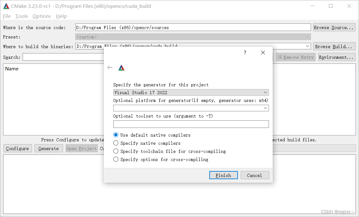 windows下，opencv4.8.0+cuda编译及在vs2022中使用的详细教程_vs2022打包cuda程序-CSDN博客