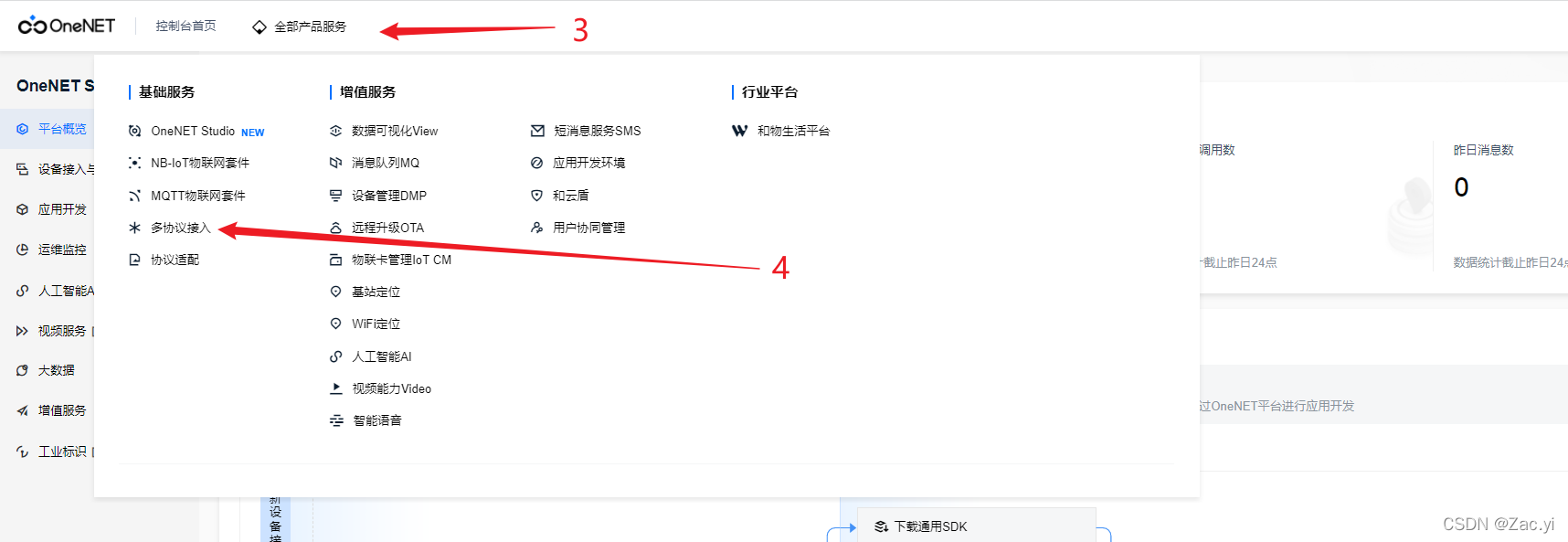 （1）esp8266（esp 01s）设备通过（mqtt协议）接入onenet 使用 Onenet 的 Esp At固件 模拟设备登录onenetesp 01s使用at连接onenet