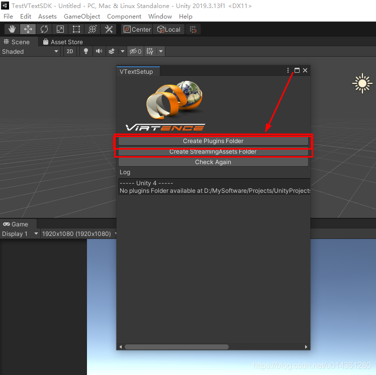 Unity 工具 之 VText 简单快速实现 文字 3D 效果，VText 的导入设置和简单使用（可支持中文字体）_unity 3d文字 ...