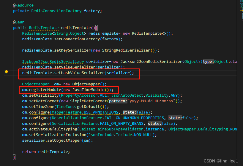 redis配置报错 org.springframework.data.redis.serializer.SerializationException: Could not write JSON ...