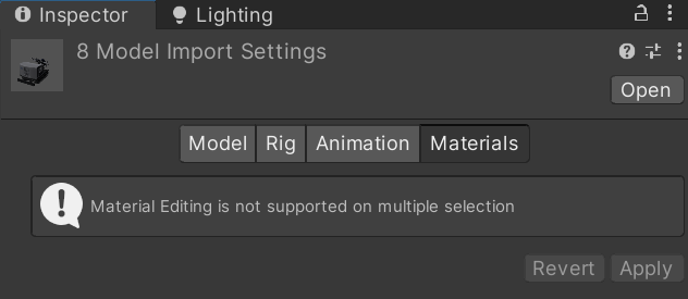 Unity 编辑器开发实战【Model Importer】- 如何多选设置模型导入设置中的Material Location_model import settings window-CSDN博客