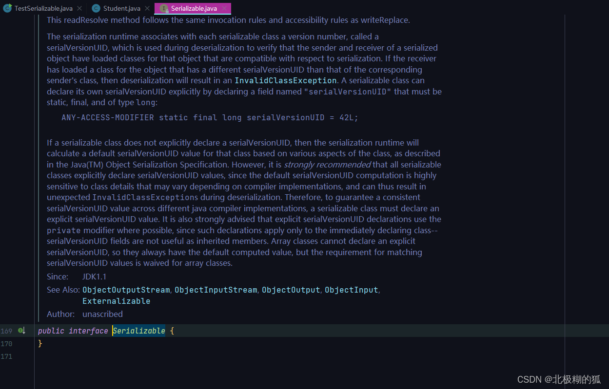 Serializable序列化流示例详解_serializable的三个步骤-CSDN博客