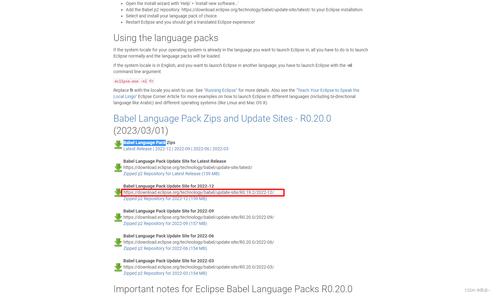eclipse编辑器汉化；eclipse安装中文插件_eclipse中文插件-CSDN博客