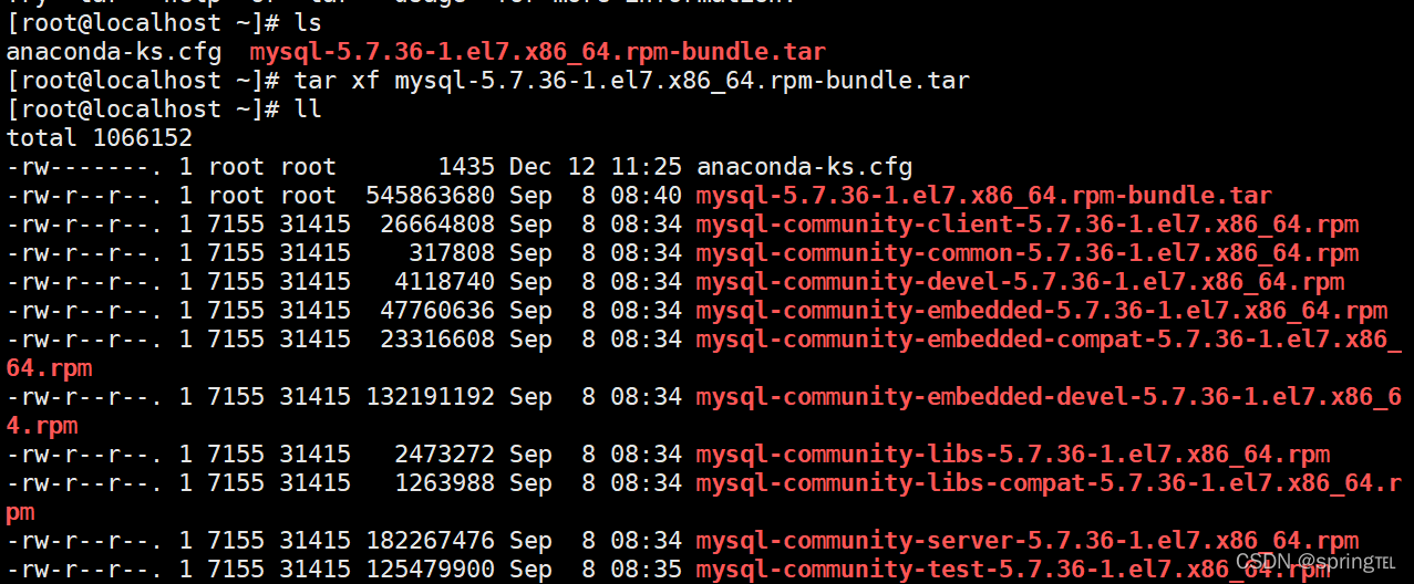CentOS7 安装MySQL5.7.36-CSDN博客