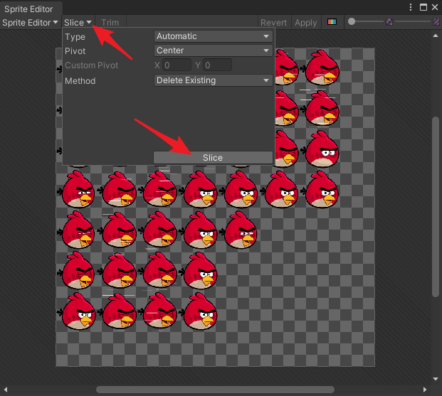【游戏开发工具】Unity将Slice分割后的Sprite图分离成多张小图单独保存成文件（关键字：SplitTexture ...