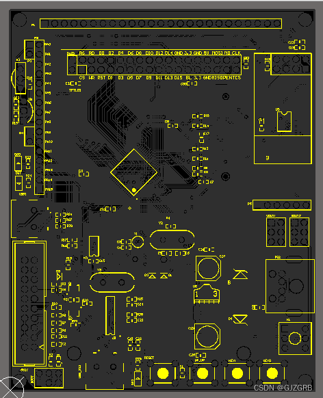 基于stm32f103rct6单片机ch340g最小系统评估开发板硬件（原理图pcb）工程文件stm32f103与ch340 Csdn博客