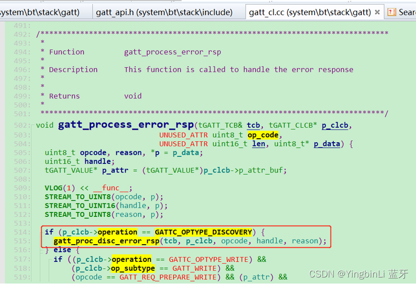 Android BLE HIDS Data ，从问询DB 到写入Android 节点的flow 之三_opcode: read by group type request-CSDN博客