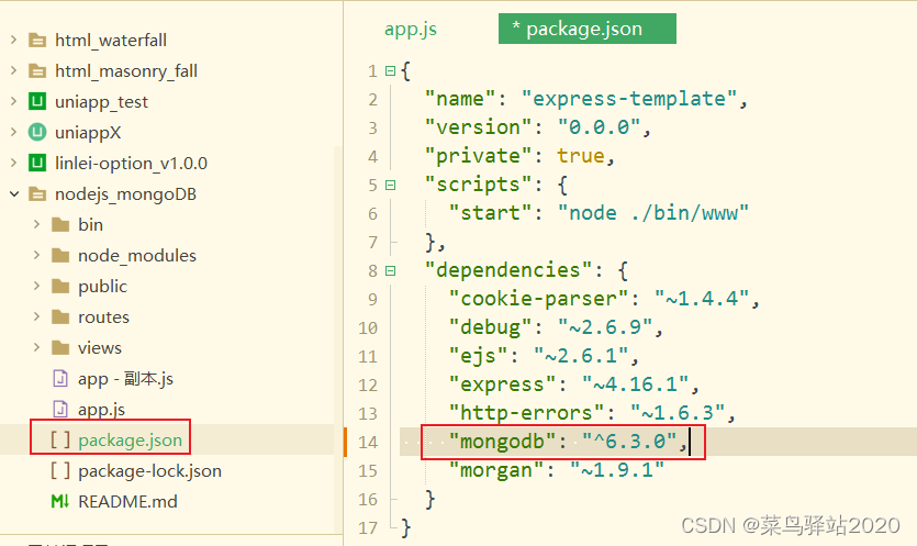 Nodejs连接mongodb报错syntaxerror Unexpected Token Mongodb Syntax Error