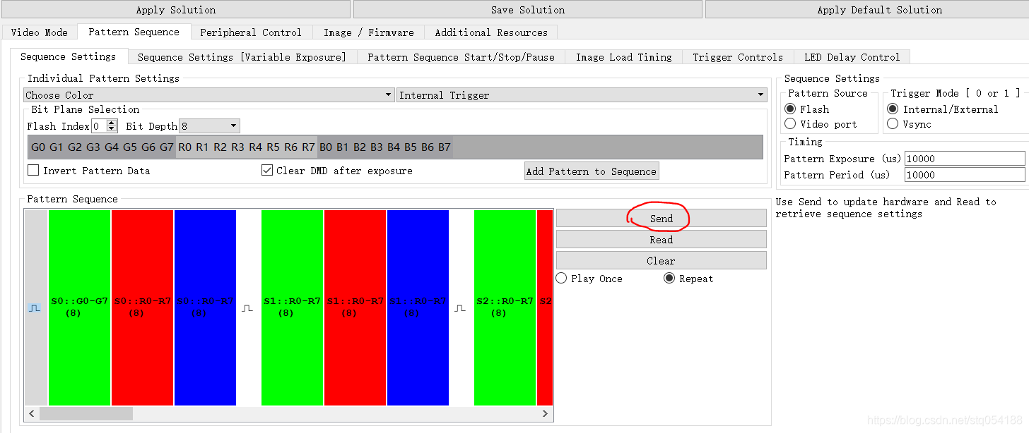 DLP LightCrafter4500投影图像步骤整理(三)------投影格雷码图案序列_dlp4500烧录图片步骤-CSDN博客