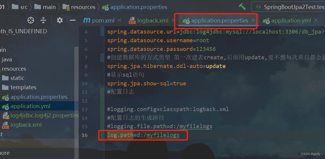 SpringBoot项目在logback.xml中读取application.properties中配置的日志路径_logback 读取application.yml-CSDN博客