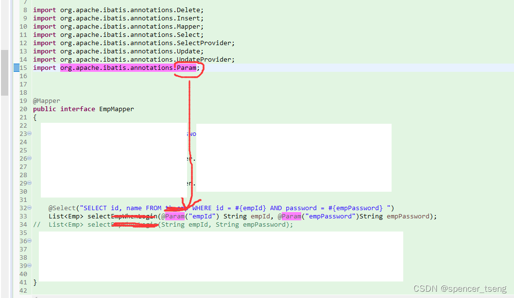 org.apache.ibatis.binding.BindingException: Parameter ‘empId‘ not found. Available parameters ...