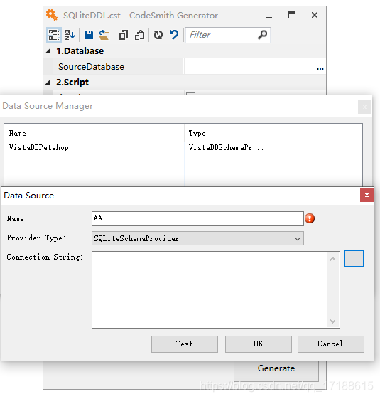 CodeSmith 连接Sqlite DB失败 The System.Data.SQLite library is not installed on this computer ...