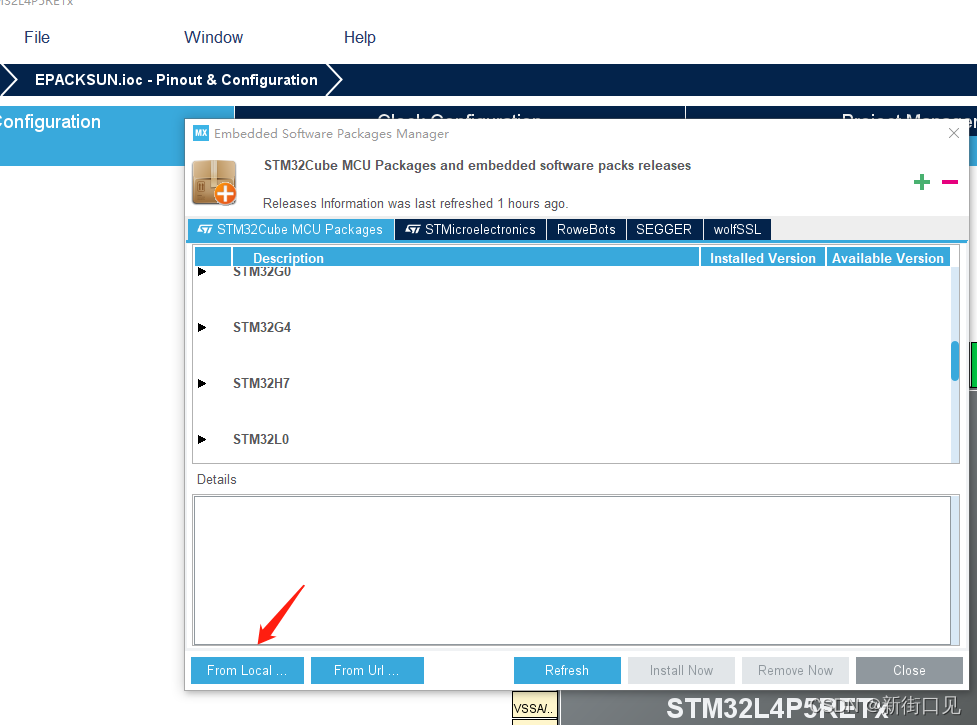 Stm32cubemx添加固件支持包：problem During Unzip Of File】you Cannot Select A File In Stm32cubemx