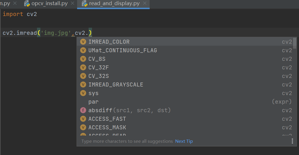 pycharm中opencv库导入 cv2. 无函数提示跳出解决方法_pc软件引入cv2-CSDN博客
