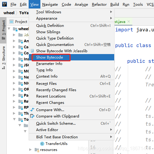 Idea下查看java字节码（插件bytecode Viewer）20202idea显示jclass Byte Csdn博客