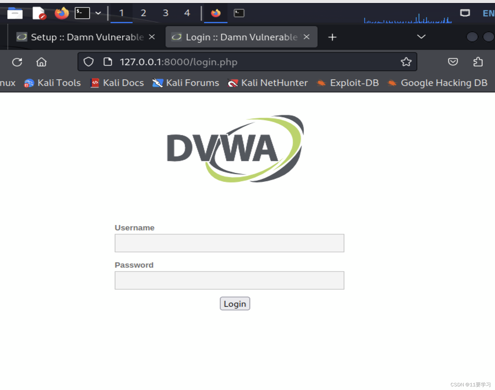 kali 安装docker,dvwa_kali使用docker安装dvwa-CSDN博客