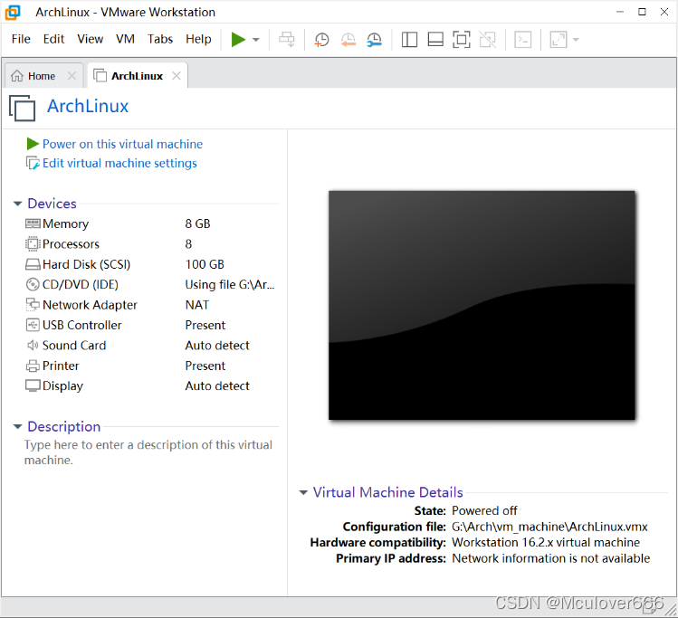 VMware安装Arch Linux+Gnome桌面_vmware arch gnome-CSDN博客