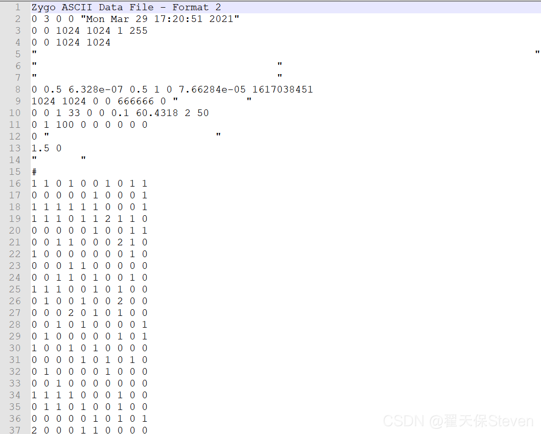 Zygo读取&保存dat文件（光学领域知道Zygo的一定要看）_zygo xyz文件-CSDN博客