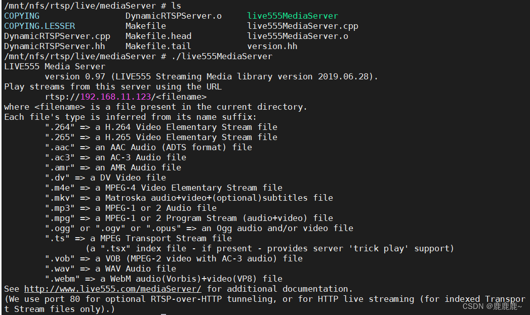 live555的移植和使用_live555使用-CSDN博客