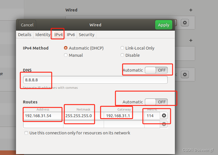 ubuntu配置网络(桥接)，以及可以ping内网，但是ping不同外网的情况（亲测有效解决）_ubuntu桥接网络的ip-CSDN博客