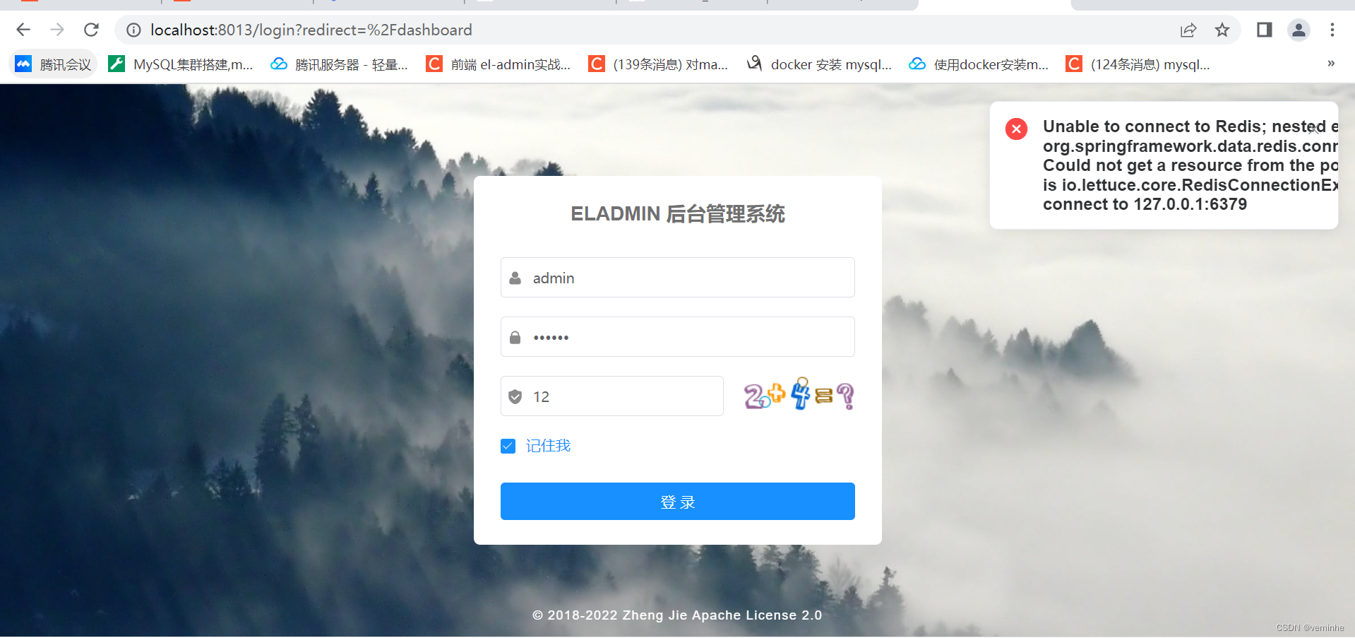 eladmin环境搭建-CSDN博客