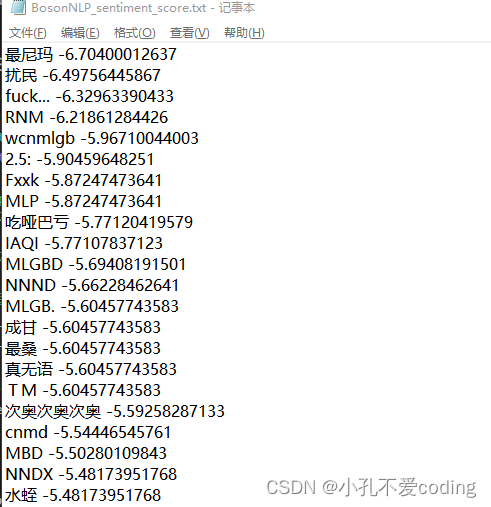 python实现基于情感词典的文本情感分析（txt文档构造字典dict）_如何对txt文件情感分析-CSDN博客
