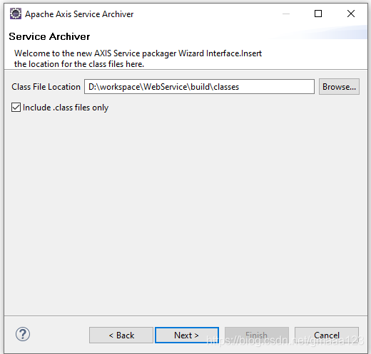 axis2开发-使用eclipse打arr包过程_eclipse axis2 service archiver-CSDN博客