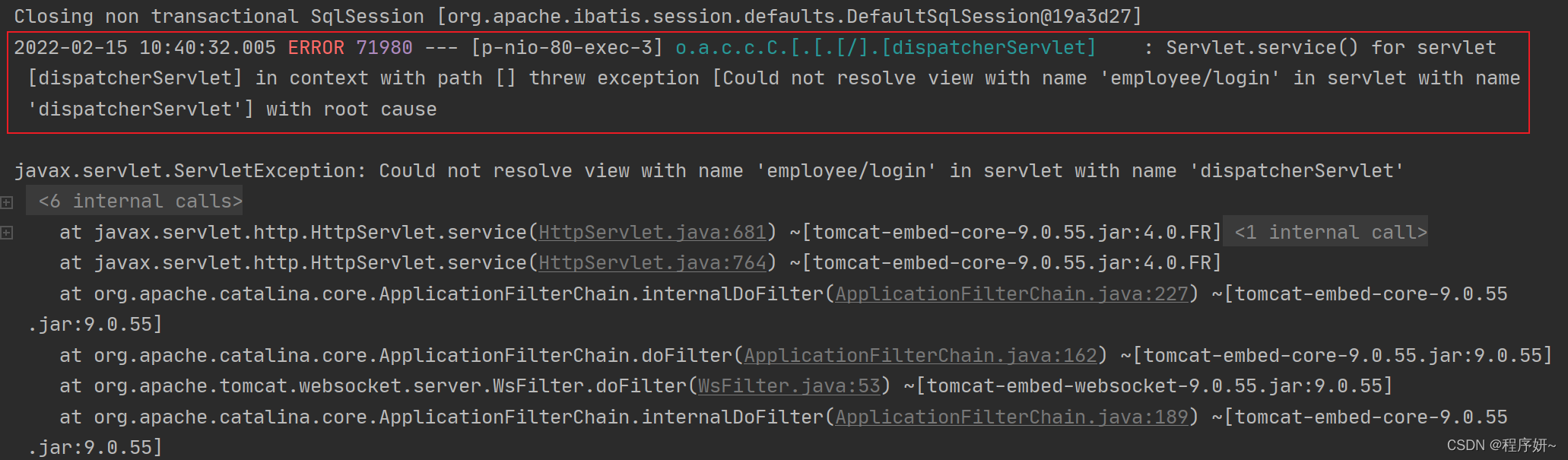 Servlet.service() for servlet [dispatcherServlet] in context with path [] threw exception [Could ...