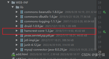 java.lang.NoClassDefFoundError: org/hamcrest/SelfDescribing单元测试报错的问题解决 ...