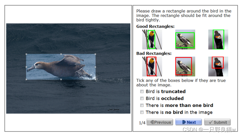 The Caltech-UCSD Birds-200-2011 Dataset-CSDN博客