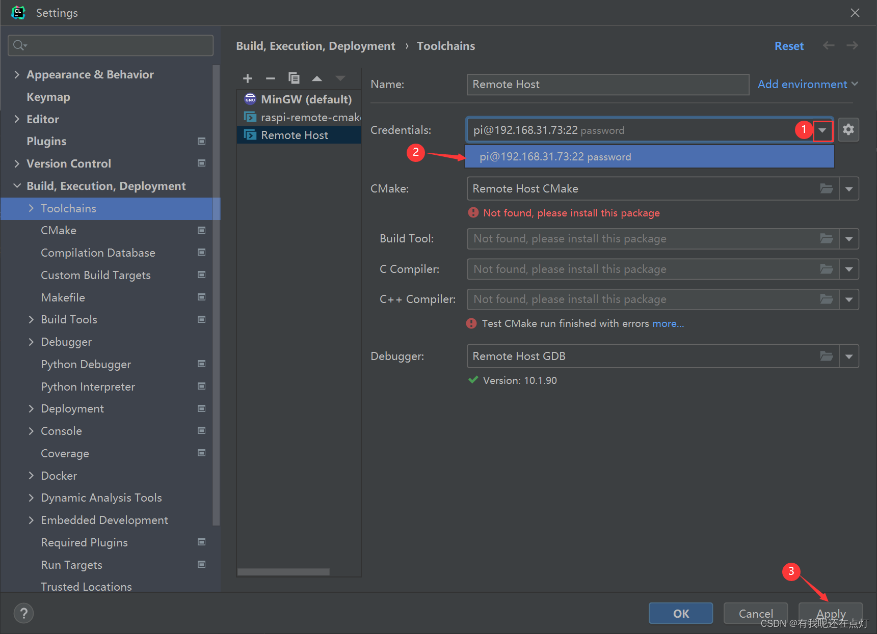 Clion配置ssh远程连接树莓派_clion ssh-CSDN博客