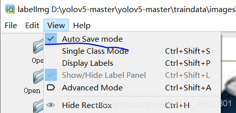 labelImg标注数据集（yolov5篇）_use default label-CSDN博客