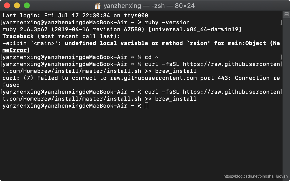 curl: (7) Failed to connect to raw.githubusercontent.com port 443: Connection refused_curl(7)-CSDN博客