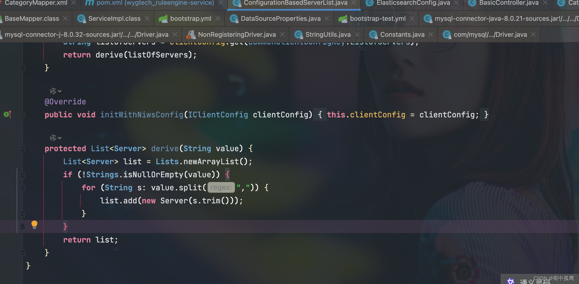 java微服在使用nacos注册中心时，ribbon负载均衡时给部分feign client使用静态serverList_loadbalance 使用nacos注册中心 ...