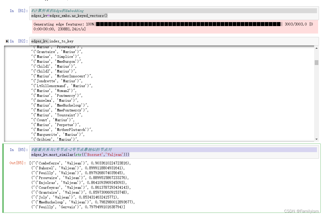 Node2Vec代码实战-《悲惨世界》小说人物图嵌入、Alias Sampling复现_node2vec 实践-CSDN博客