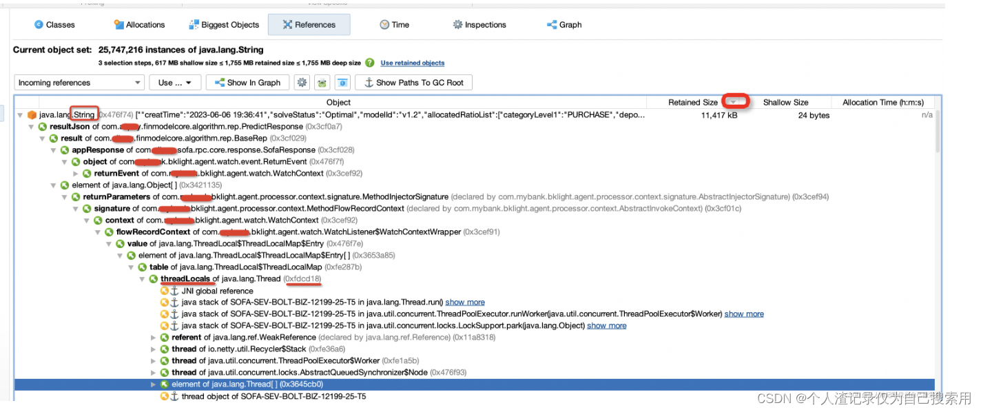 用jprofiler来分析 jvm 堆 内存泄露,fullgc_jprofiler查看内存泄露-CSDN博客