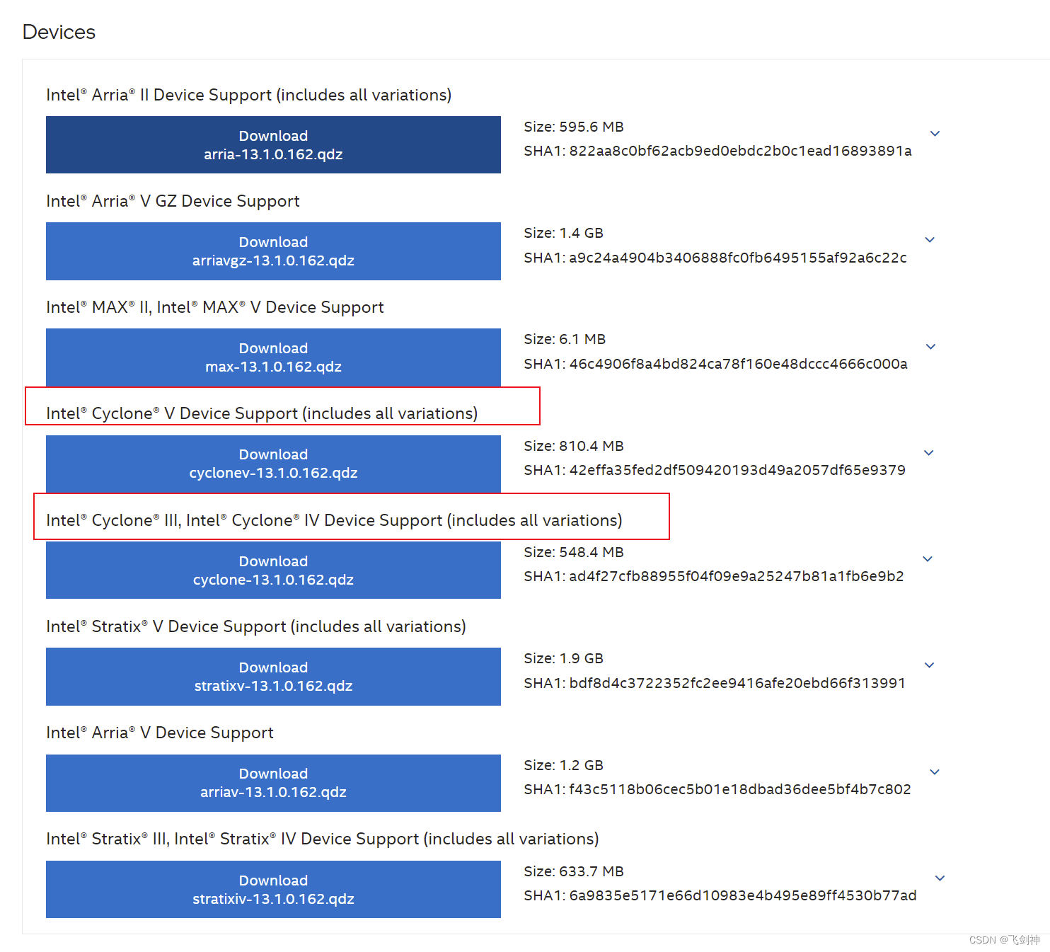 Quartus Cyclone I II III IVE 器件型号_cyclone-13.0.1.232.qdz-CSDN博客
