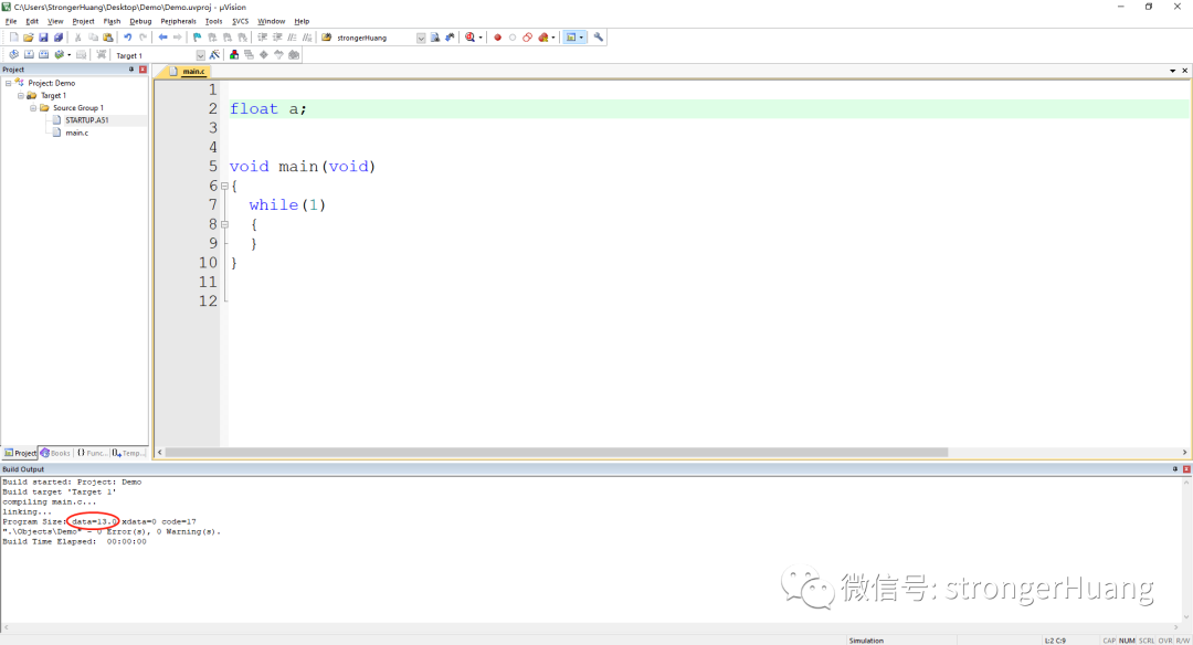 用Keil验证8位和32位单片机变量占用空间大小-CSDN博客
