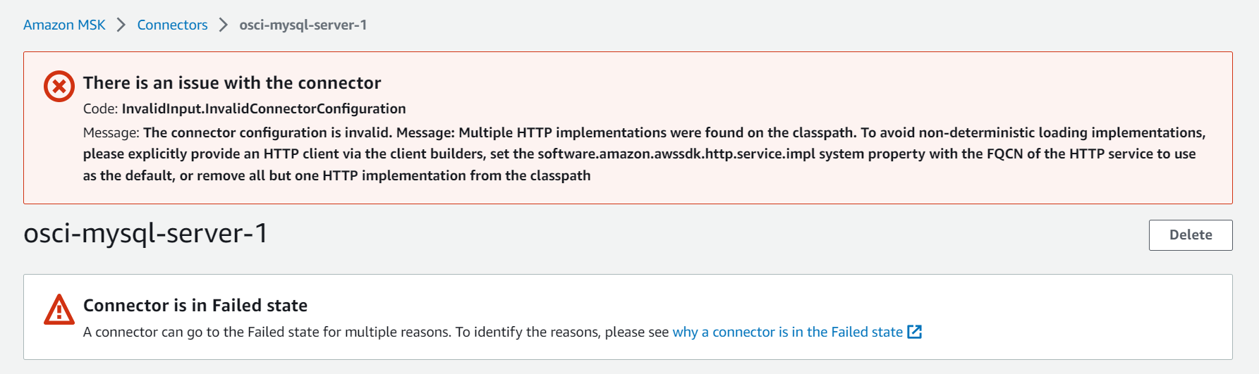 Multiple HTTP implementations were found on the classpath错误的解决方法_{"az.sdk.message":"the ...