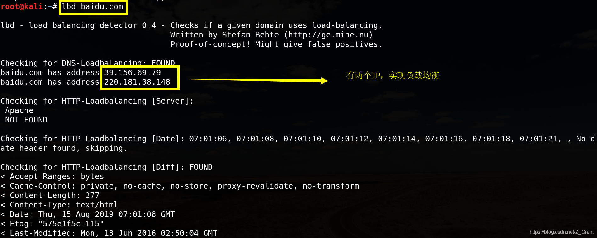 渗透测试--信息收集----负载均衡识别，WAF识别_工具lbd-CSDN博客