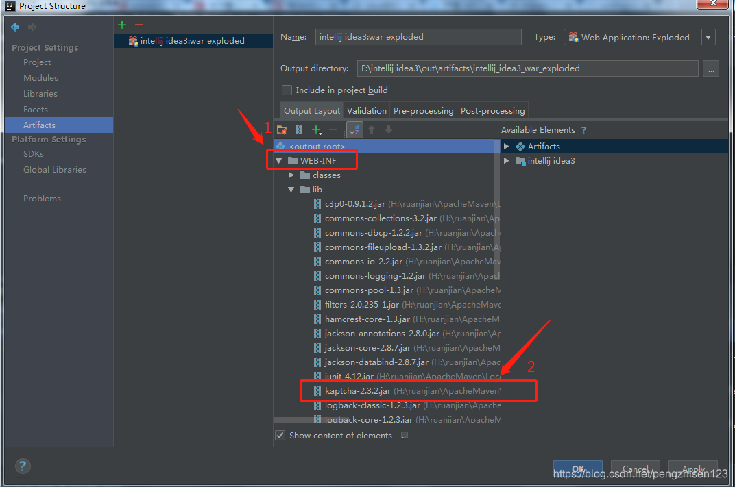 严重java.lang.ClassNotFoundException:com.google.code.kaptcha.KaptchaServlet_java.lang ...
